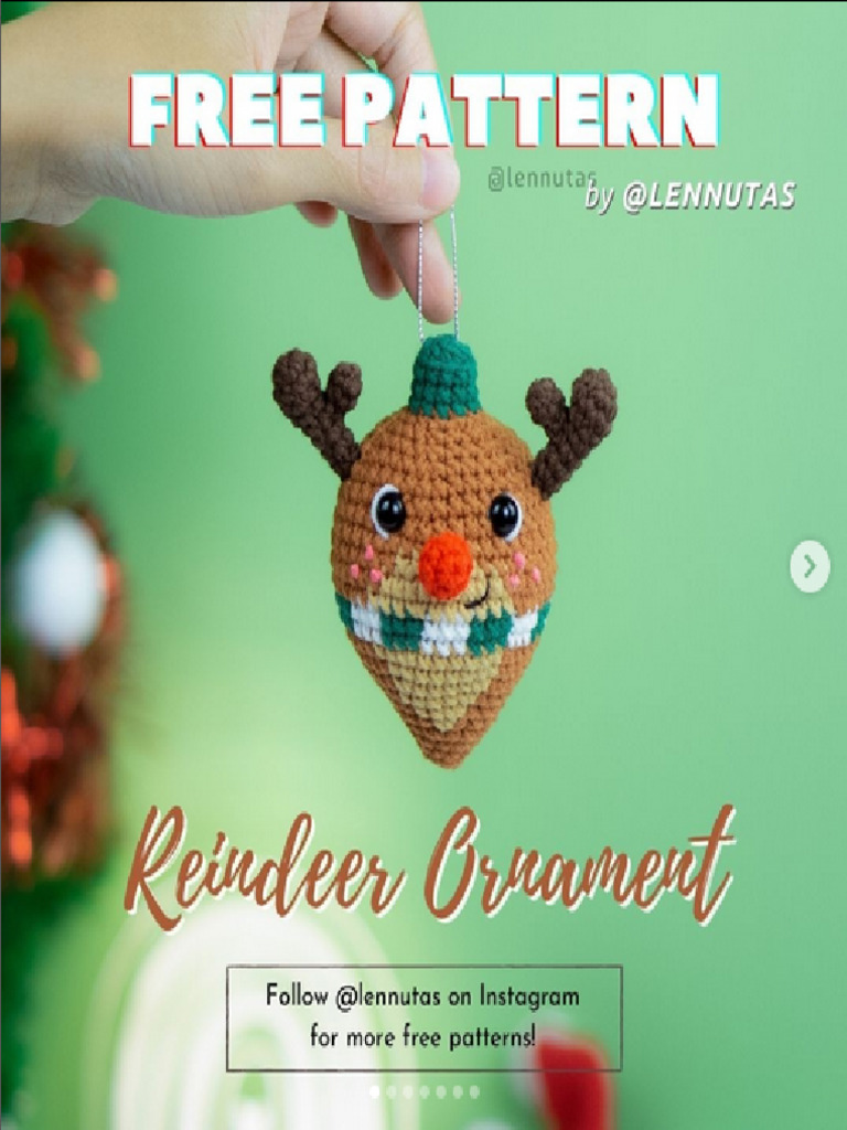 Reindeer Ornament | PDF