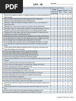 Life Events Checklist PDF | PDF