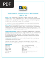 LIC Child Career Plan (Table 184) Details | PDF | Life Insurance ...