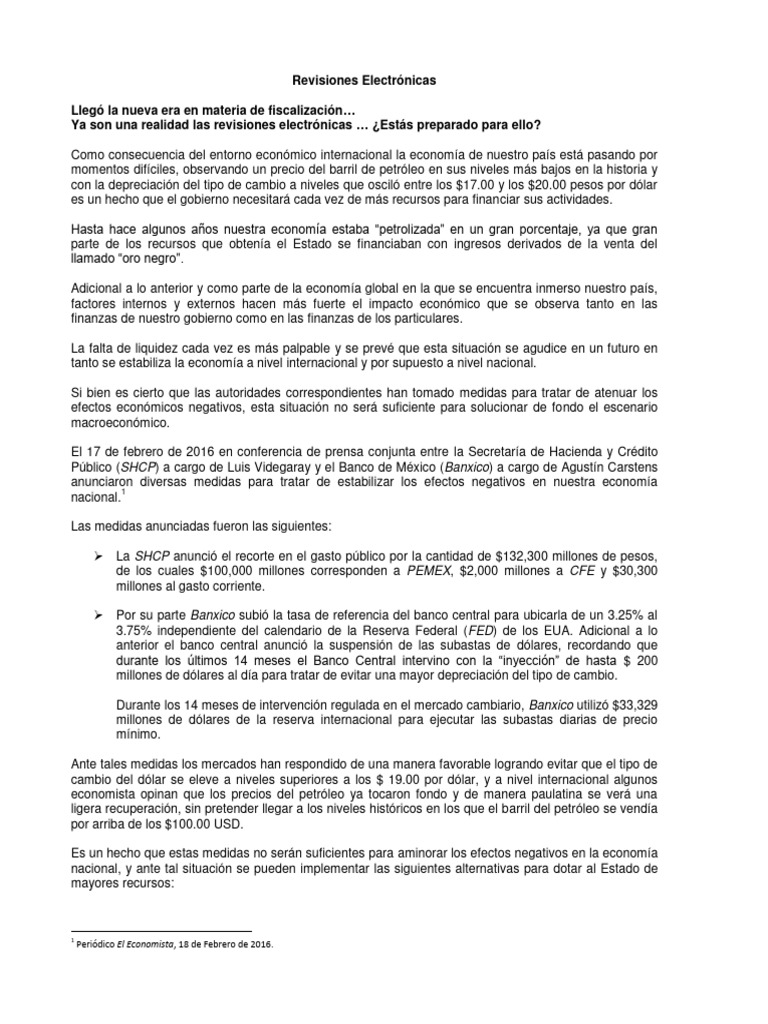 05 Revisiones - Electrónicas | PDF | Contabilidad | Impuestos