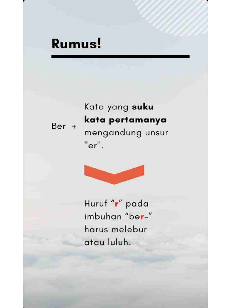 Rumus Ber Ter | PDF