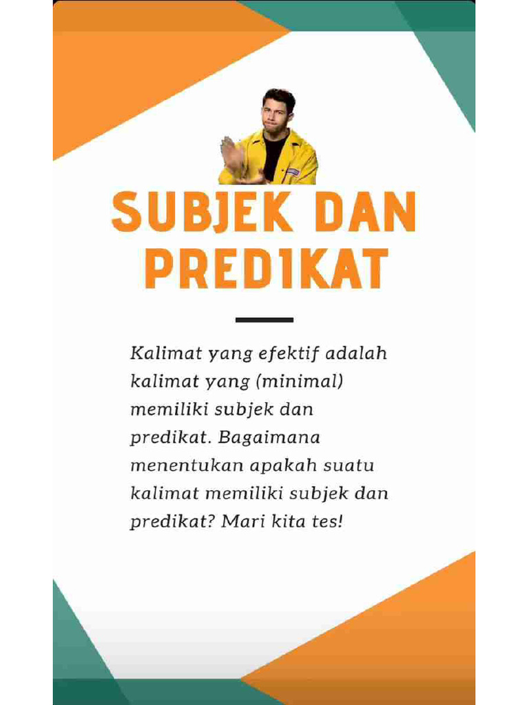 Subjek Predikat | PDF