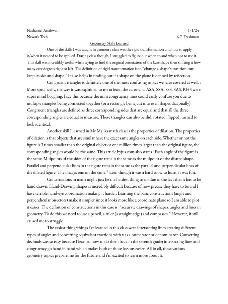 Geometry (H) | PDF | Euclidean Geometry | Geometry