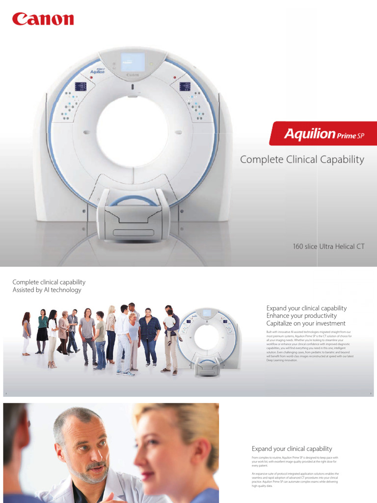 Aquilion Prime SP Brochure MCACT0308EA | PDF | Ct Scan | Medical Imaging
