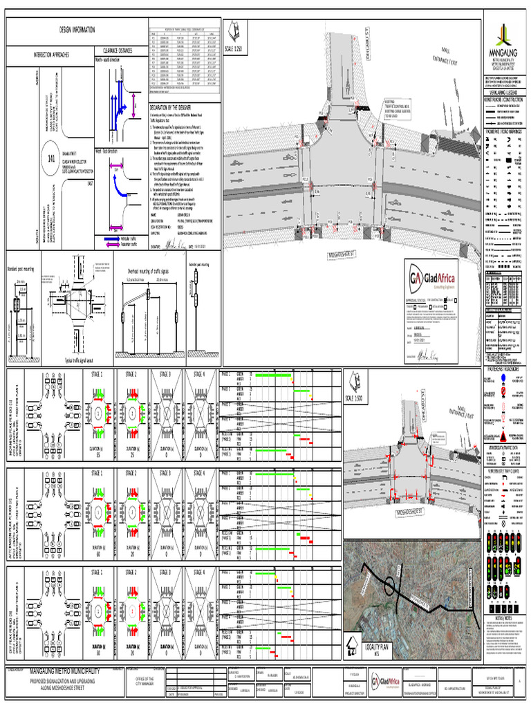 127-CIV-BRT-TD-203-REV00 (TRAFFIC SIGNAL PLANS) - SHT 3-Sgnd AB | PDF ...