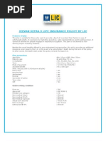 LIC Child Career Plan (Table 184) Details | PDF | Life Insurance ...