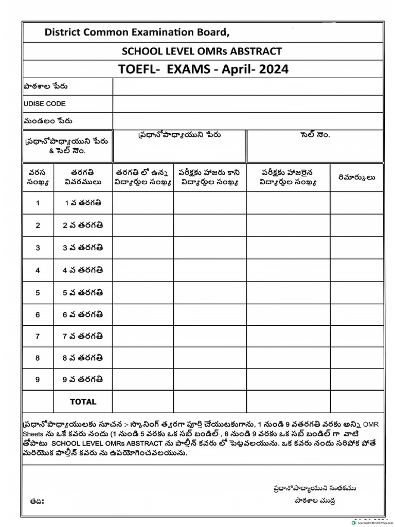 Acquetence of All OMRs 2024 - 2 - 01 | PDF