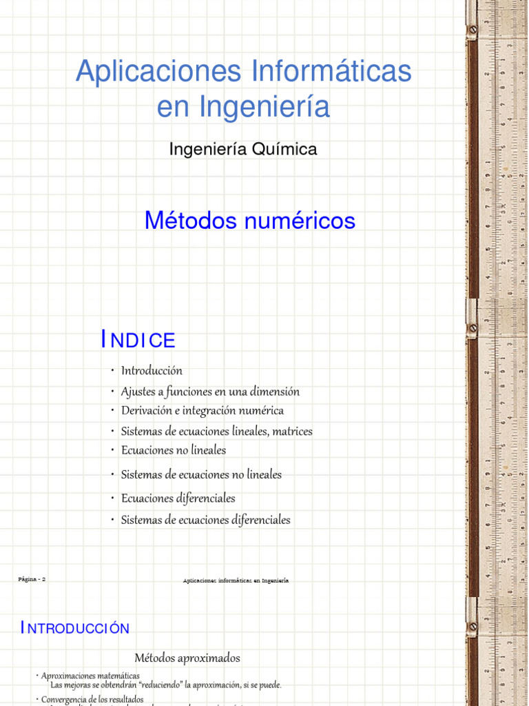 Tema - Métodos Numéricos | PDF | Ecuaciones | Análisis numérico