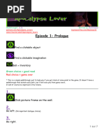 The Awakening - Prologue v0.3b Walkthrough | PDF