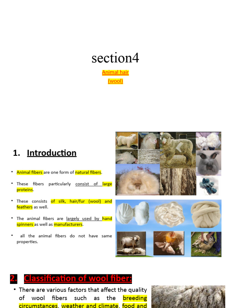 section4 | PDF | Wool | Textiles