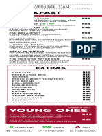 Spur Breakfast Menu | PDF | Bacon | Hamburgers