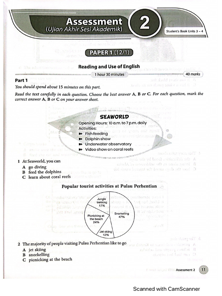 Eph F3 Reading Assessment 2 | PDF