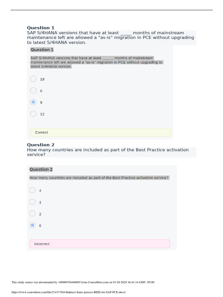 Indirect Sales Process RISE For SAP PCE | Download Free PDF | System Software | Computer Engineering