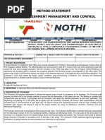 Method Statement Road Construction | PDF | Road | Concrete