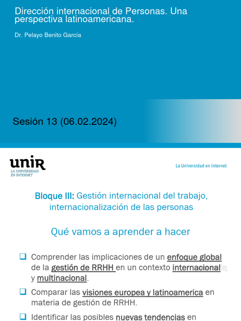 Gestión Internacional de Talento en RRHH | PDF | Salario | Migración humana