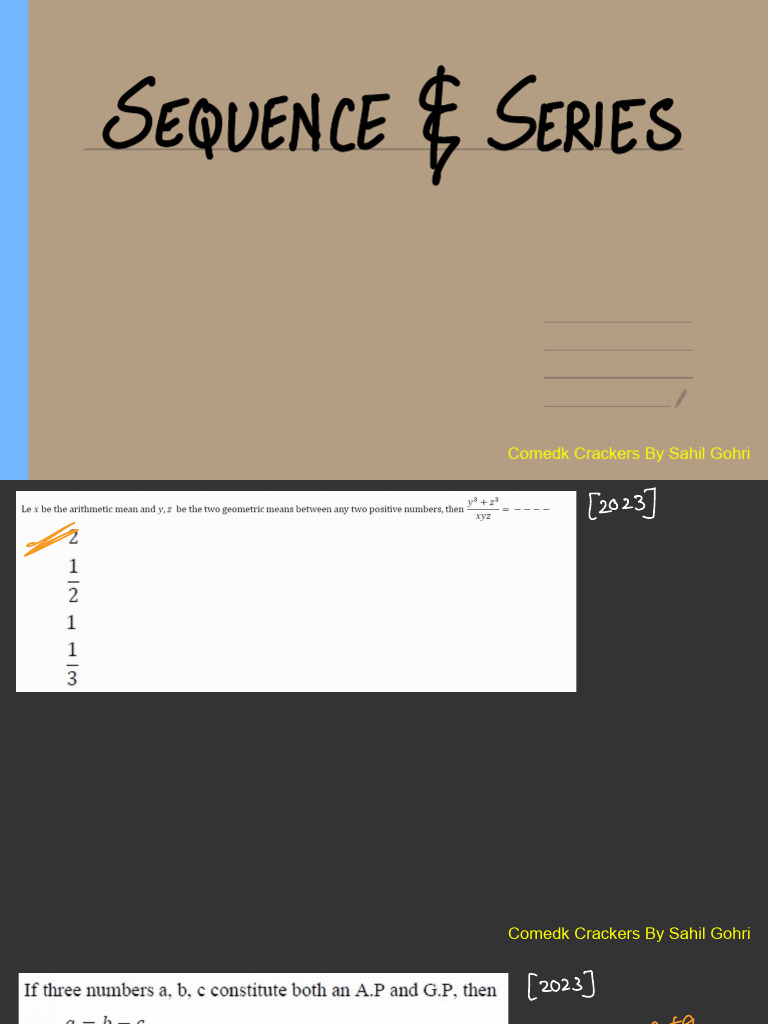 Sequence: Series | PDF