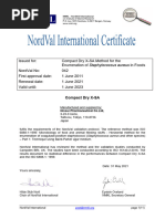 Comparison Microbiological Methods NMKL and Iso Eu Regulation 2073 2005 | PDF | Outlier ...