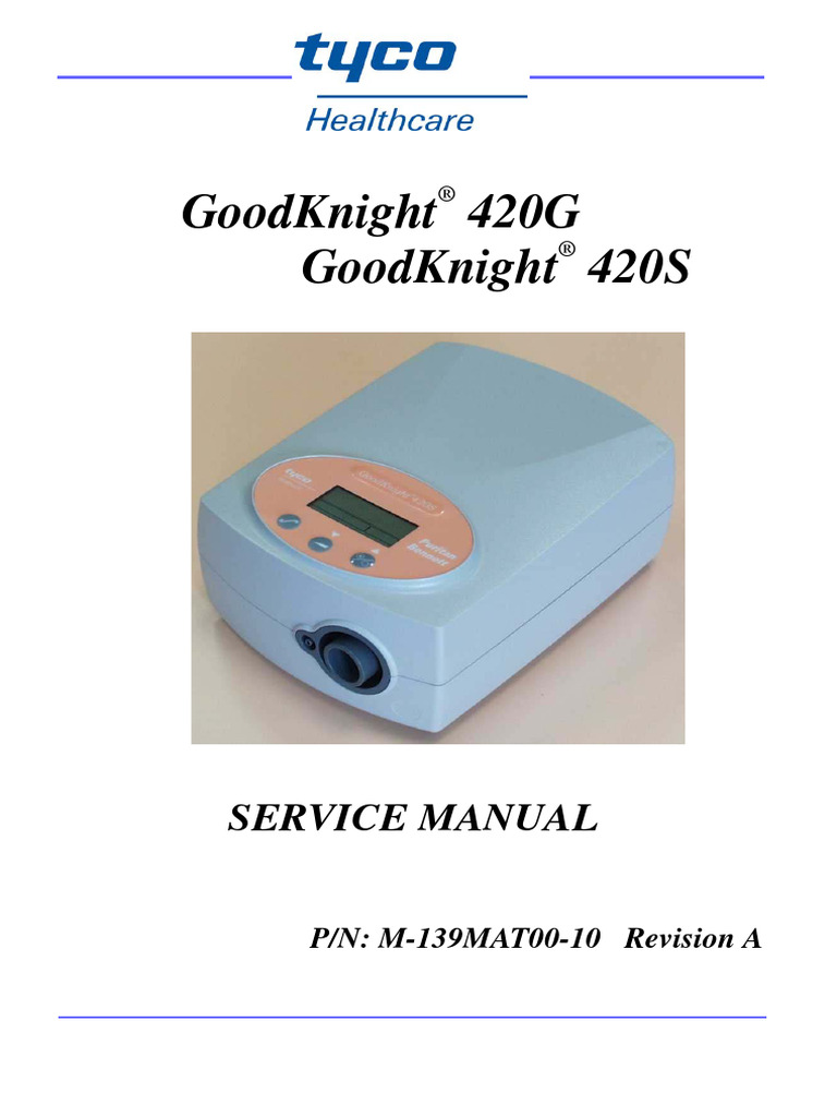 GoodKnight 420G & S Service Manual | PDF | Calibration | Verification ...