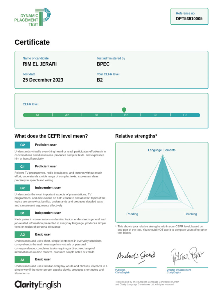 CEFR Levels Explained | PDF | Cognitive Science | Language Education