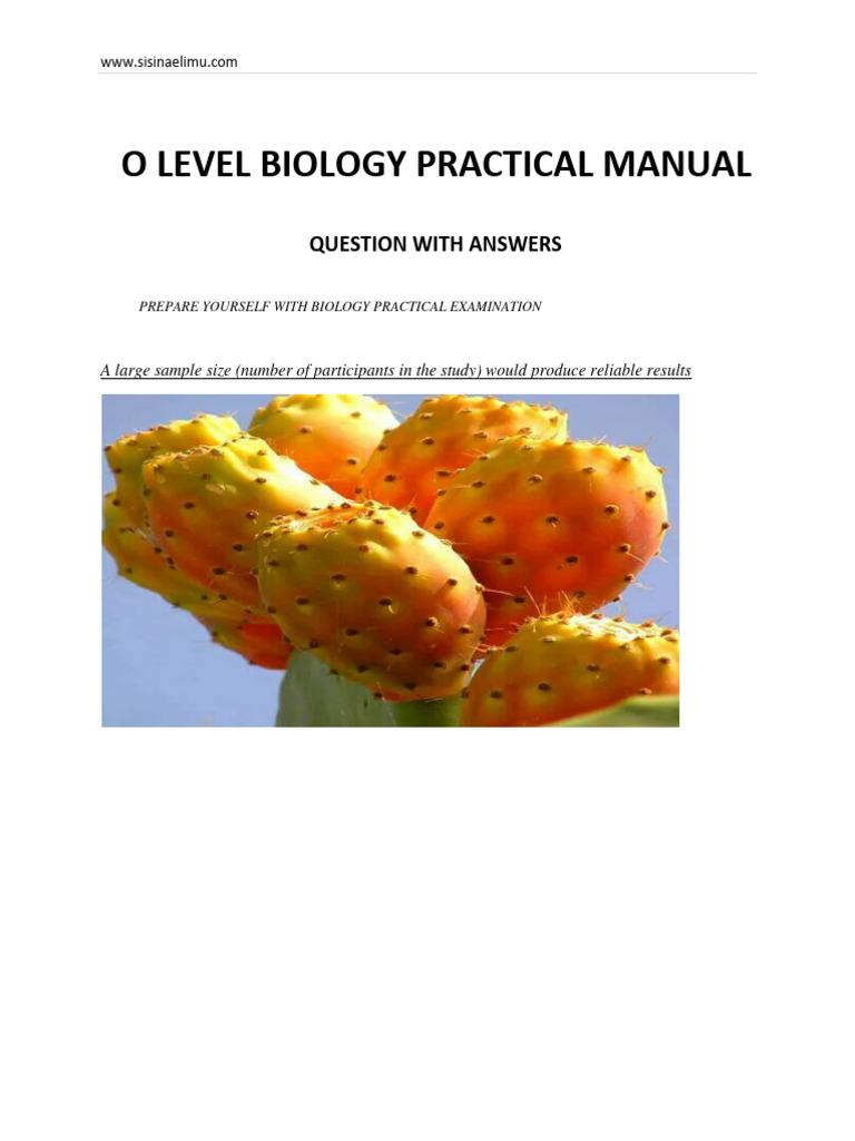 Biology Practical | PDF | Reproduction | Osmosis