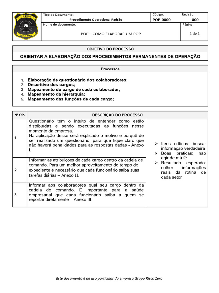 Pop 000 - Como Fazer Um Pop | PDF | Business