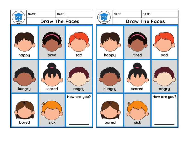 Draw The Faces | PDF