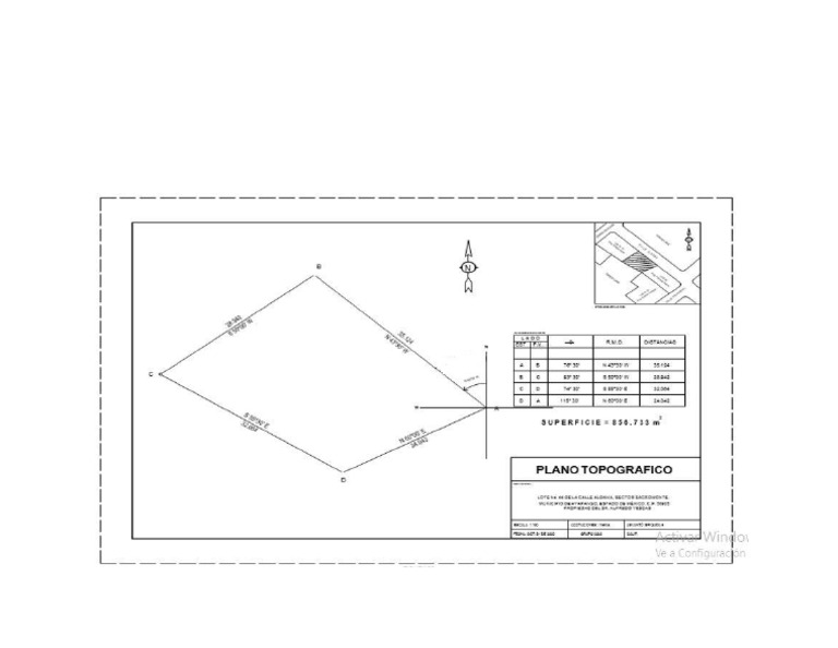Ejemplo de Lamina Practica de Itinerario | PDF