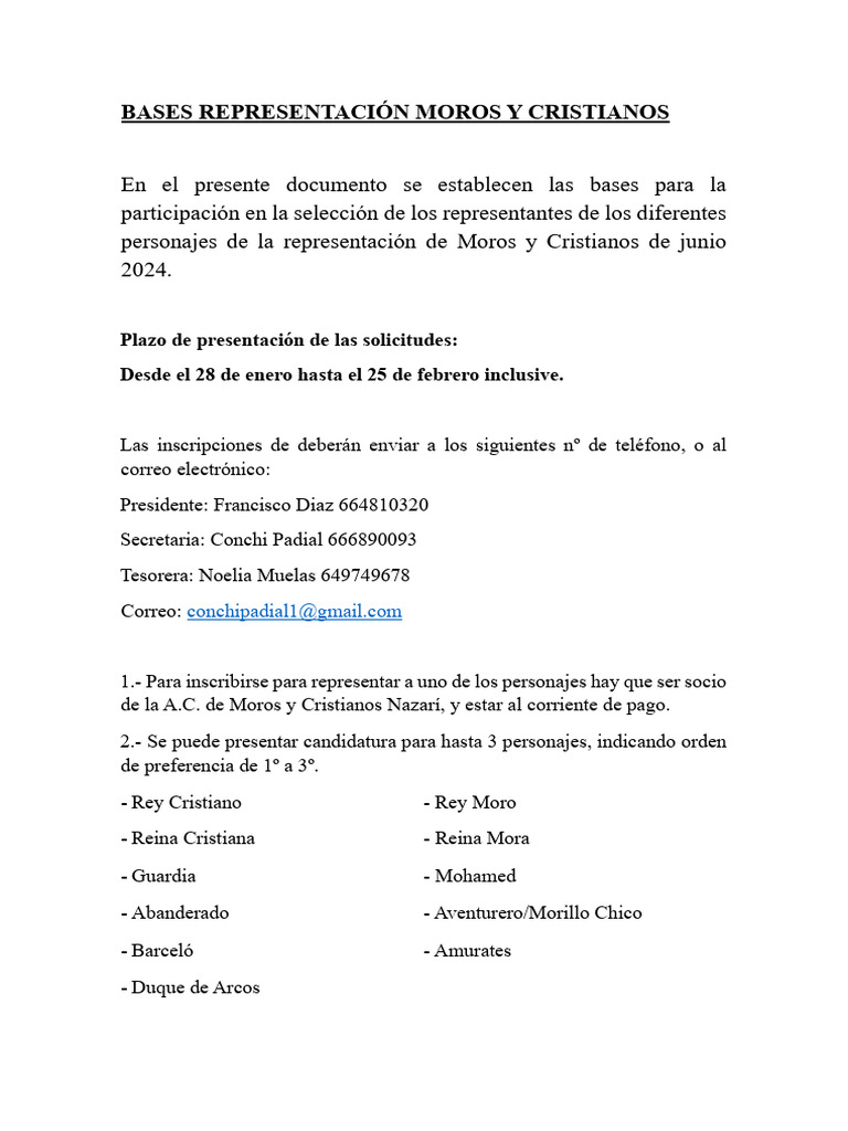 Bases 2024 | PDF | Gobierno