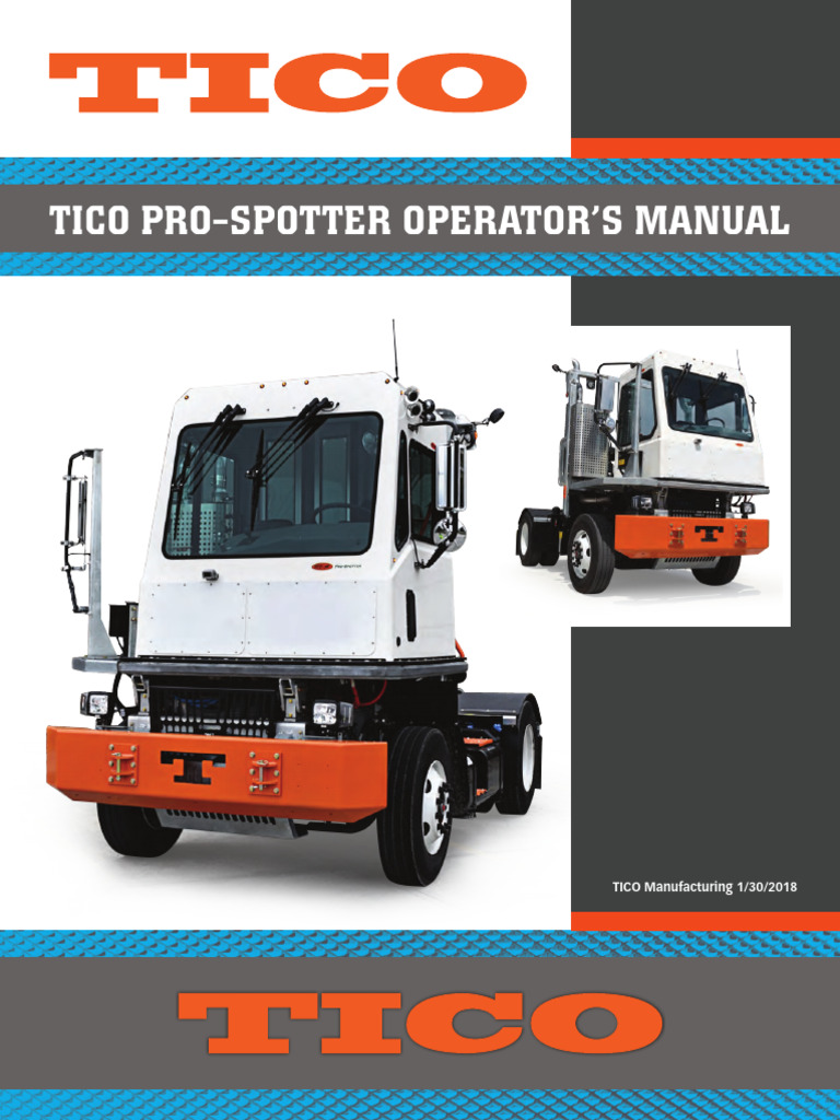 TICO Pro Spotter Operators Manual | PDF | Manual Transmission | Tractor