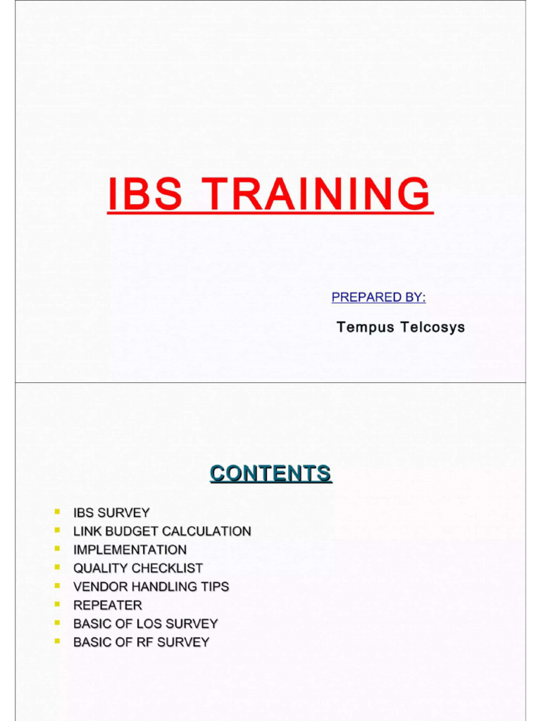 Ibs Basics | PDF