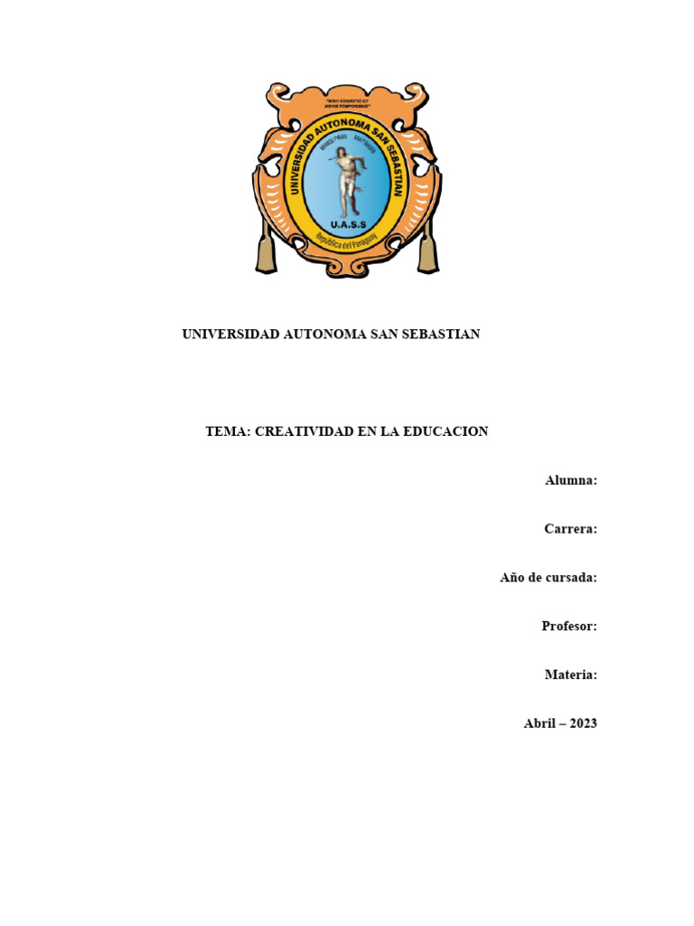 Creatividad En La Educacion Descargar Gratis Pdf Creatividad