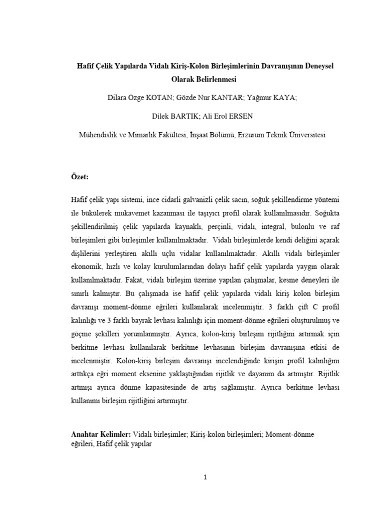 Dilara Ozge KOTAN | PDF