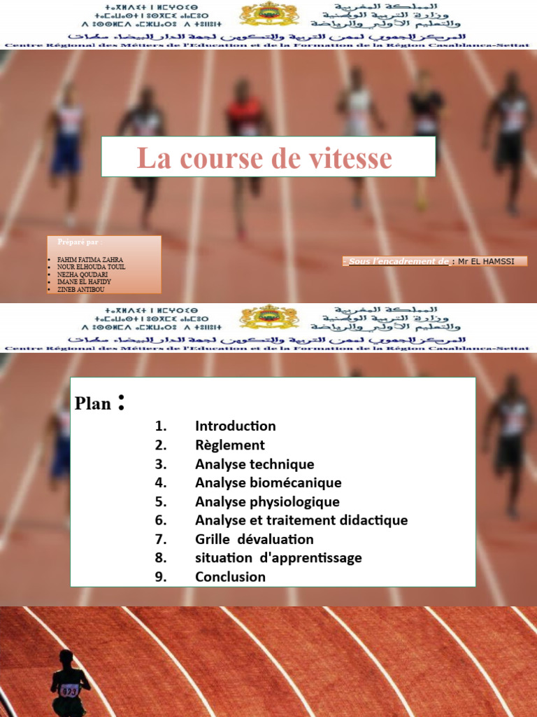 Course de Vitesse Team | PDF | Course à pied | Athlétisme