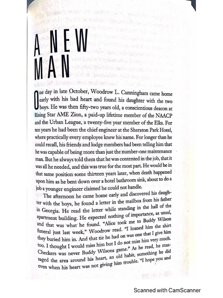 A New Man Full Short Story | PDF