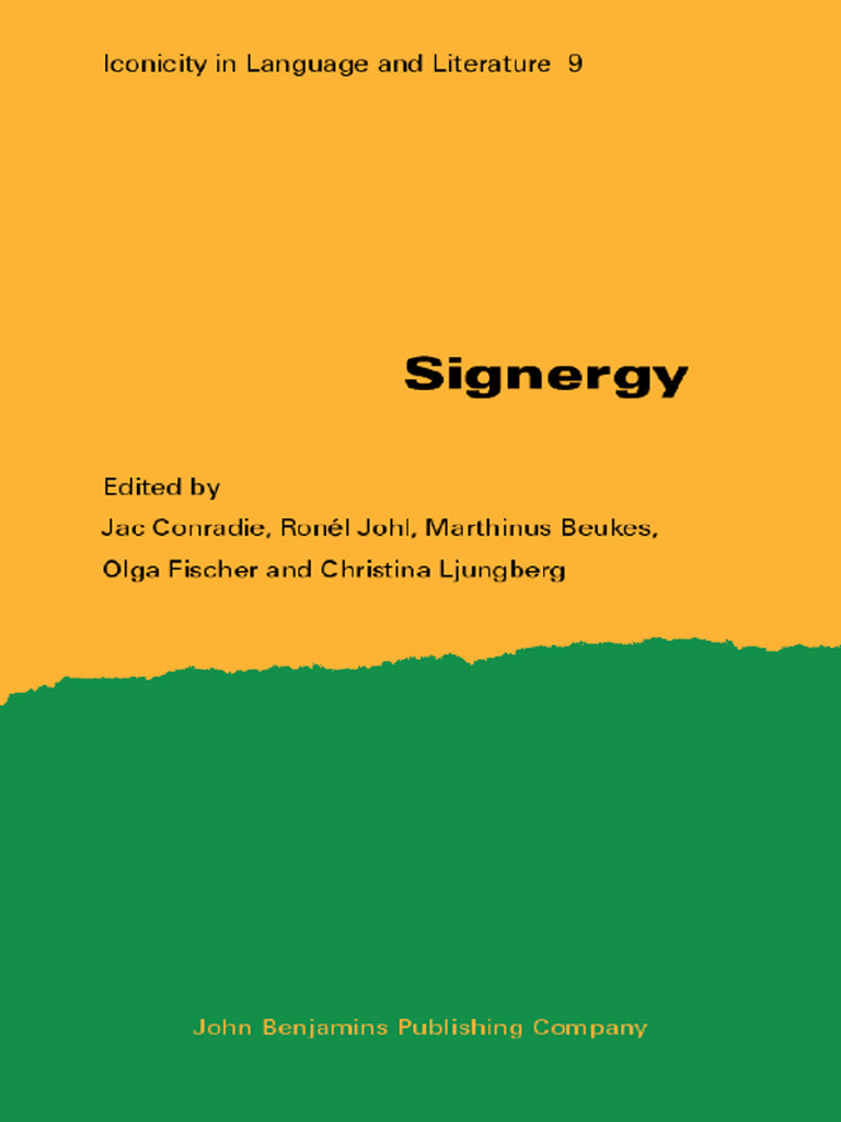 Sinergy-Iconicity in Language | PDF | Semantics | Concept