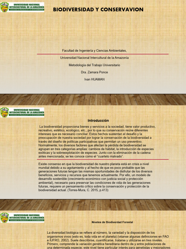 Monografia | Descargar gratis PDF | Biodiversidad | Entorno natural