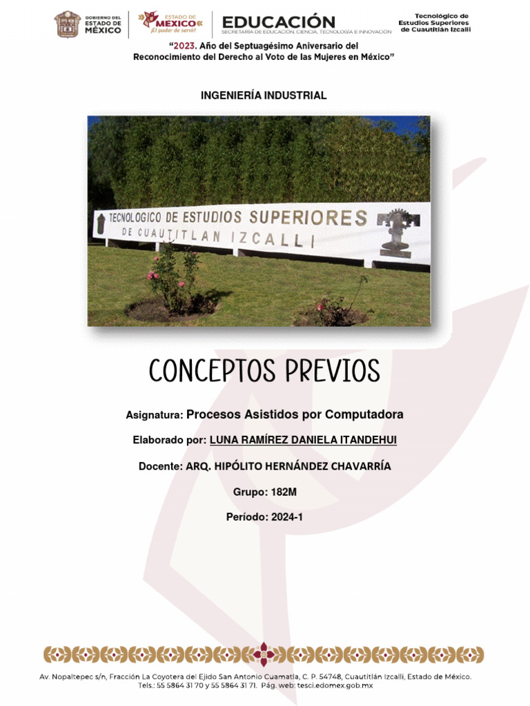 Conceptos Previos | PDF | Aprendizaje | Informática