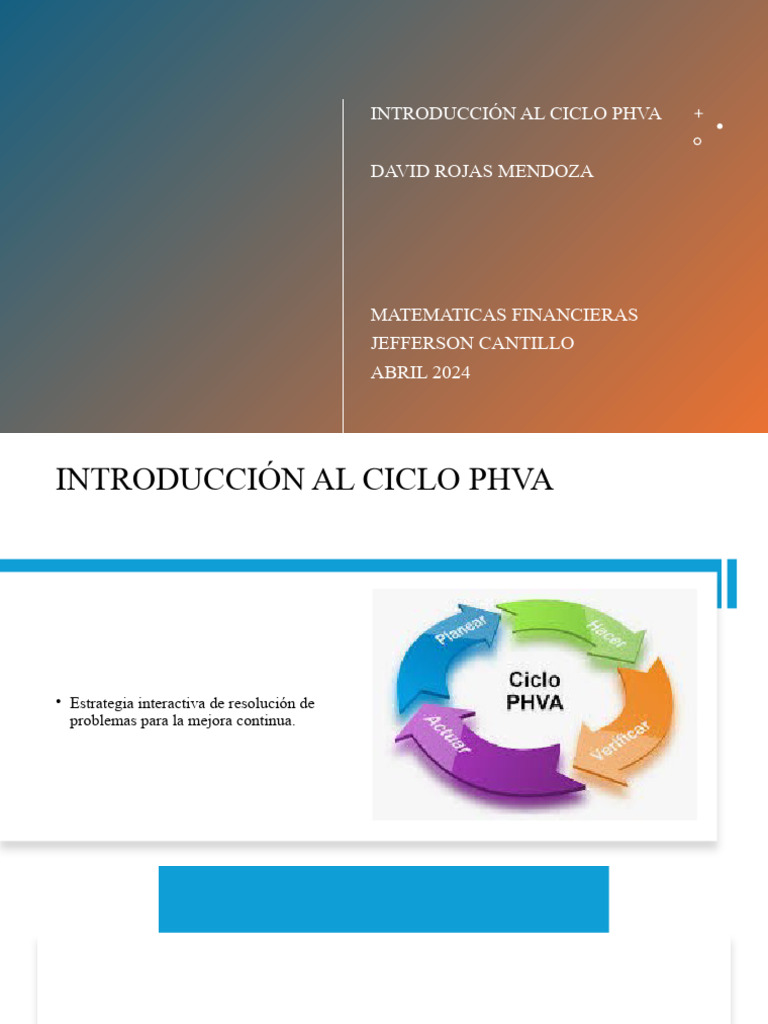 Ciclo Phva | PDF | Business | Economias