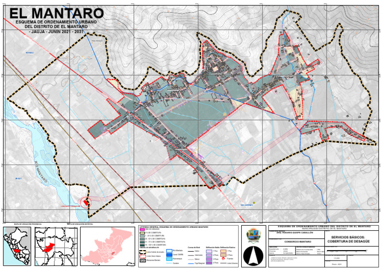 Mapa de Ordenamiento Urbano El Mantaro | PDF