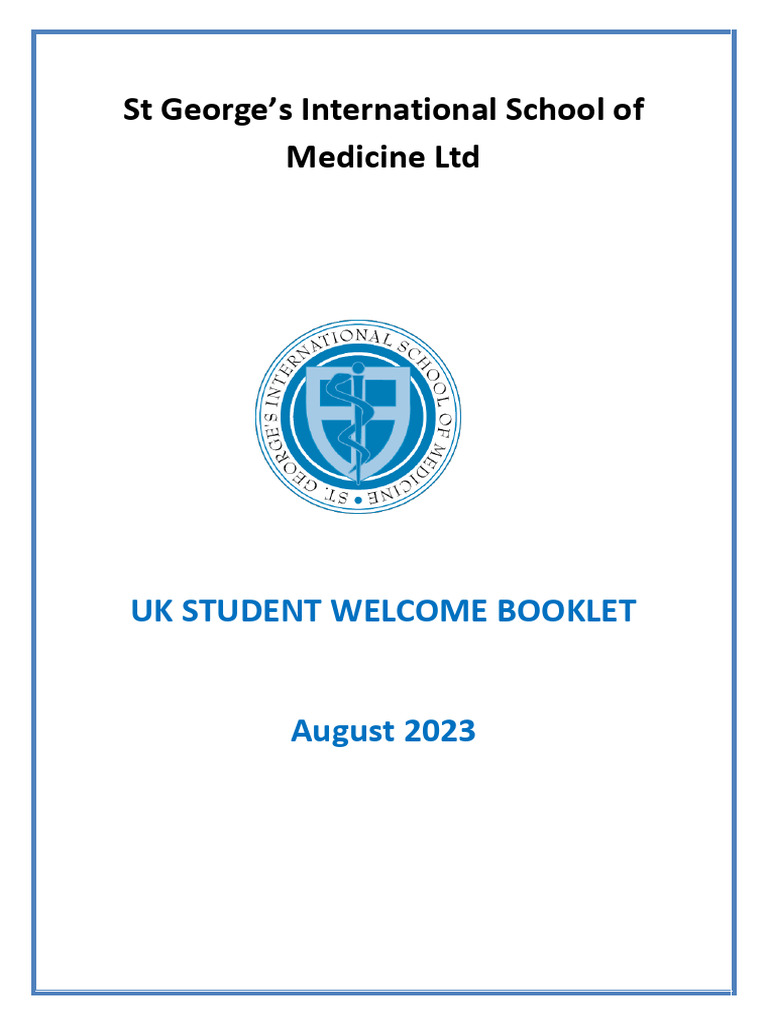 UK Medical Student Welcome Guide | PDF | General Practitioner | Medicine