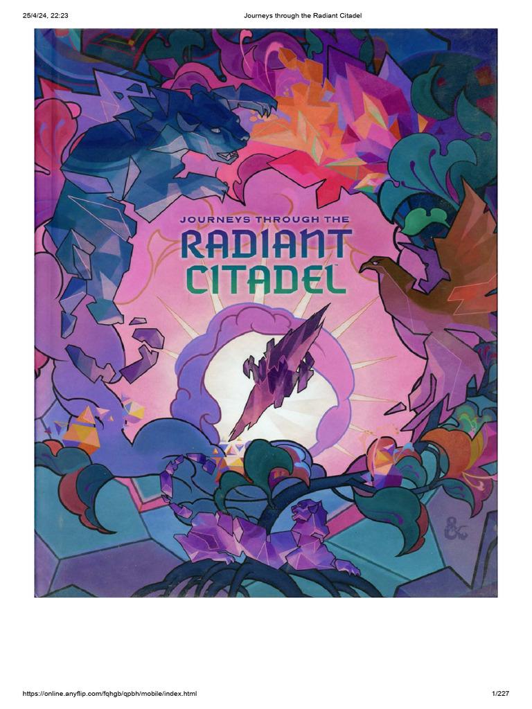 Journeys Through the Radiant Citadel | PDF