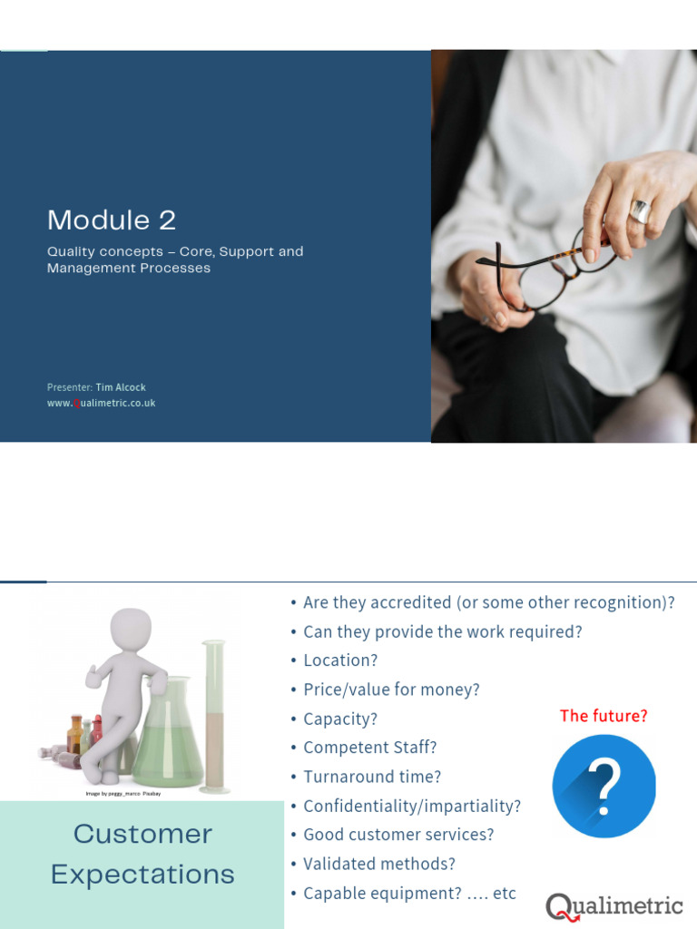 Quality Concepts - Core, Support and Management Processes: Presenter ...