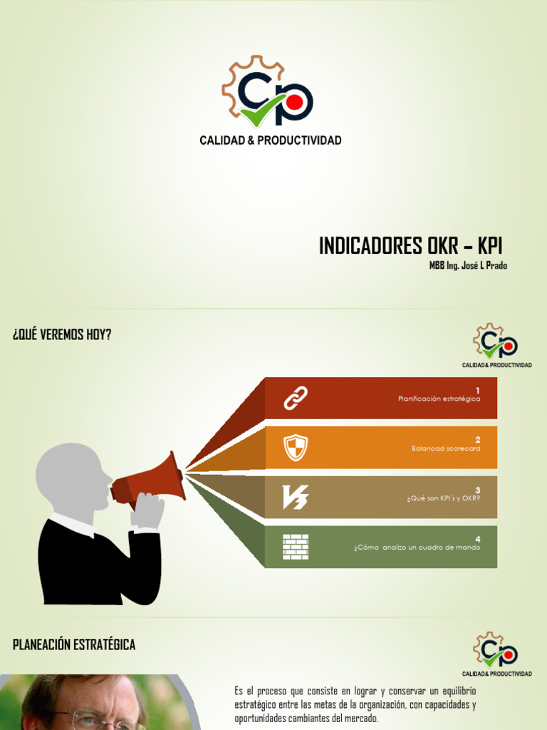 KPI-OKR - PBI - Capacitación | PDF | Indicador de rendimiento ...