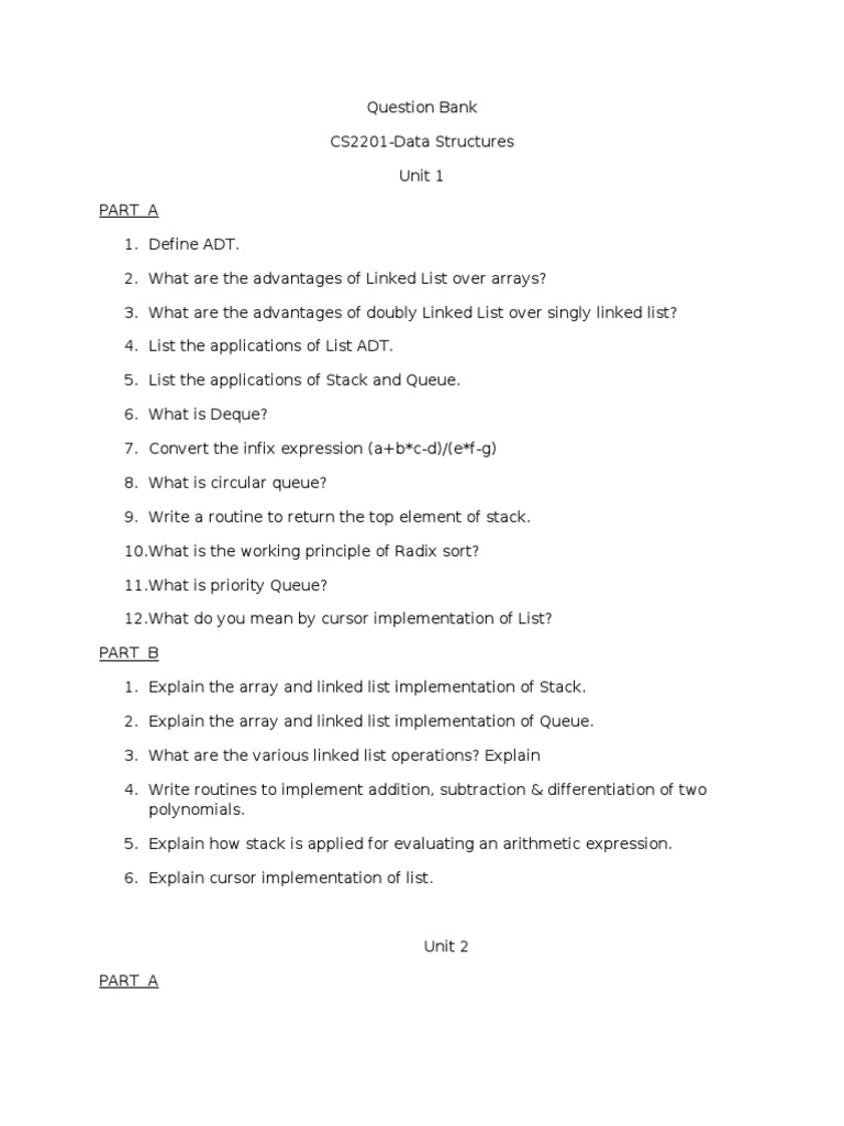 Data Structures | PDF