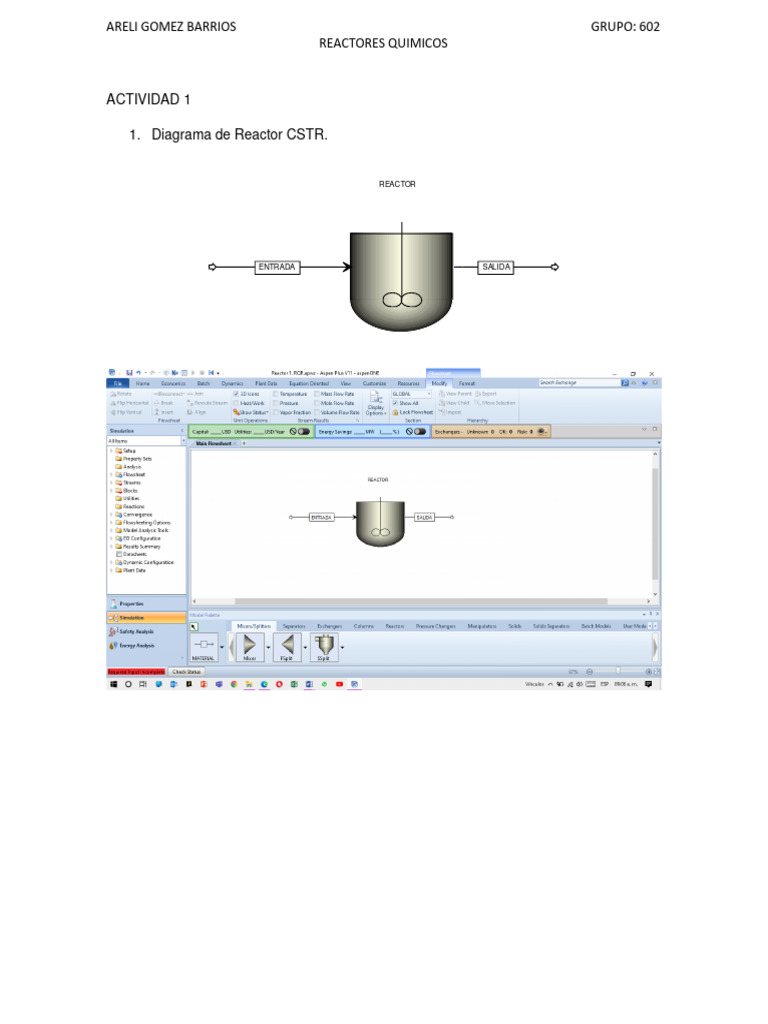 Ejercicios de Reactores Químicos 22-03-24 | PDF | Reactor Quimico | Etanol