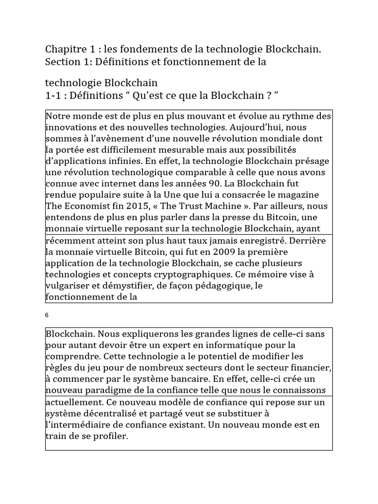 Types de Blockchain et Fonctionnement | PDF | Bitcoin | Informatique