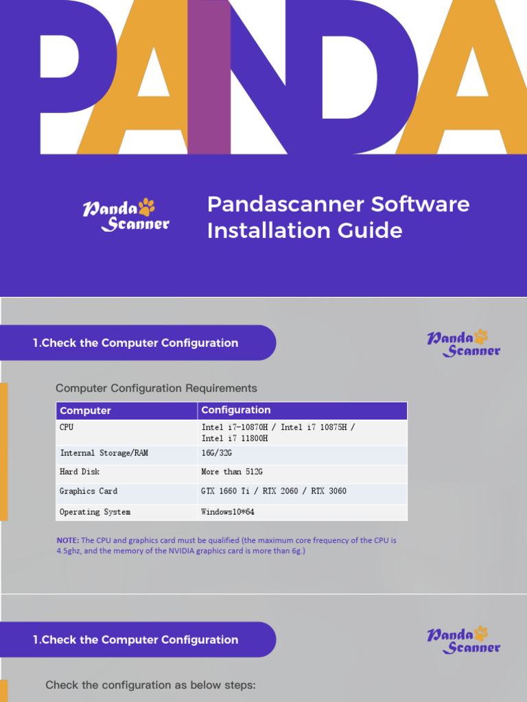 Pandascanner Software Installation Guide | PDF | Antivirus Software ...