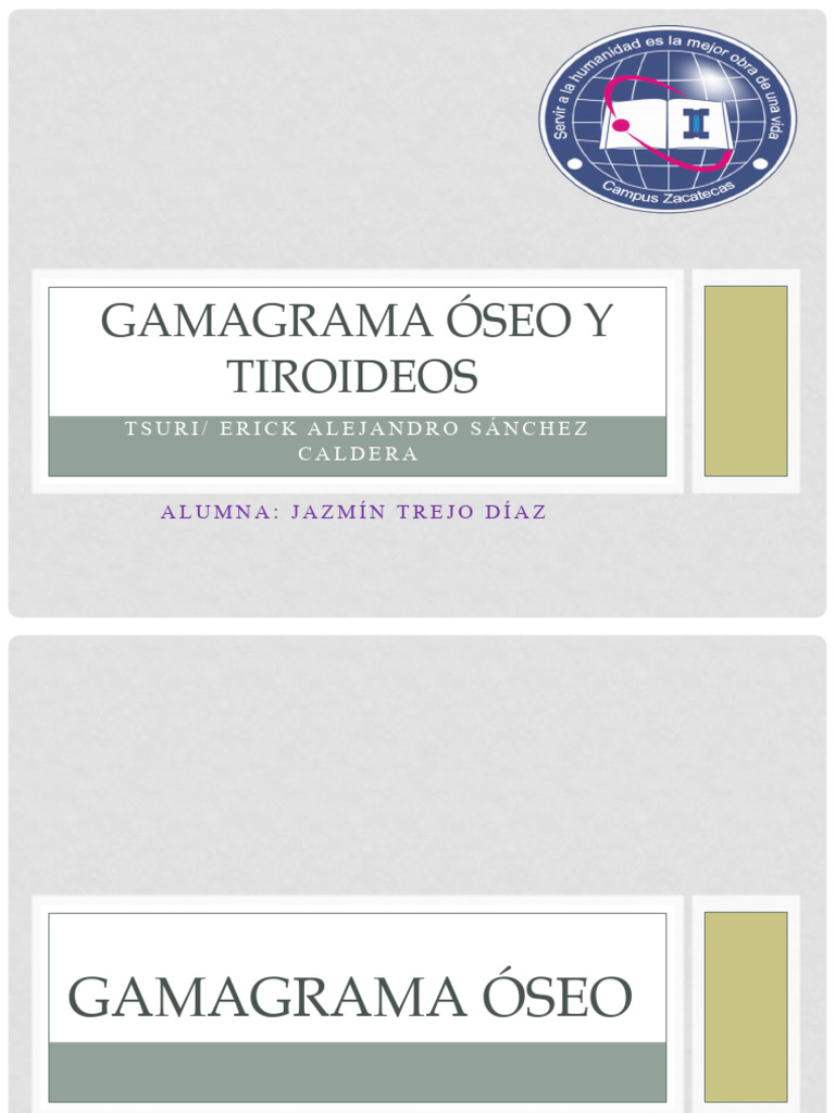 Guía de Gamagramas Óseos y Tiroideos | PDF