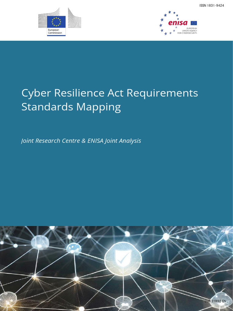Cyber Resilience Act Requirements Standards Mapping-KJNA31892ENN | PDF ...