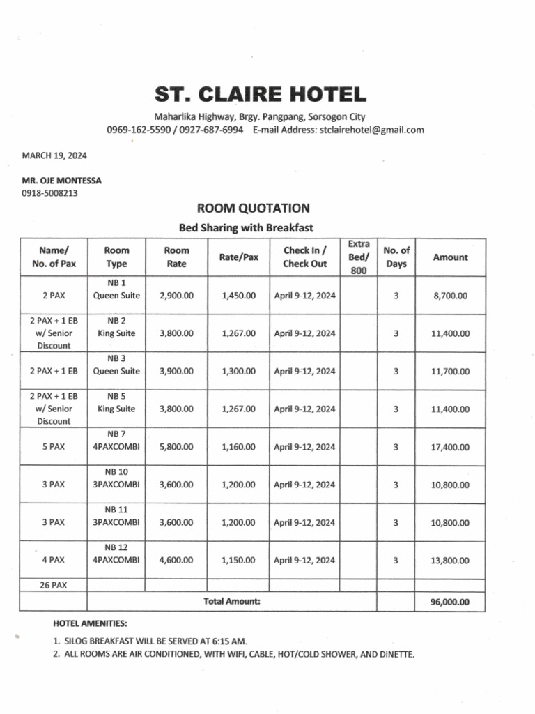 .Trashed-1715838695-St. Claire Hotel - Quotation Page 1 - Romblon LGU | PDF